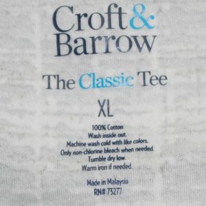 croft & barrow | Tops | Croft Barrow Multicolor Print The Classic Tee ...